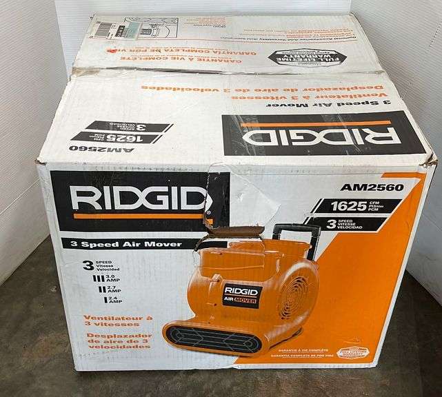 RIDGID air mover professional grade dry out fan, perfect for carpet ...