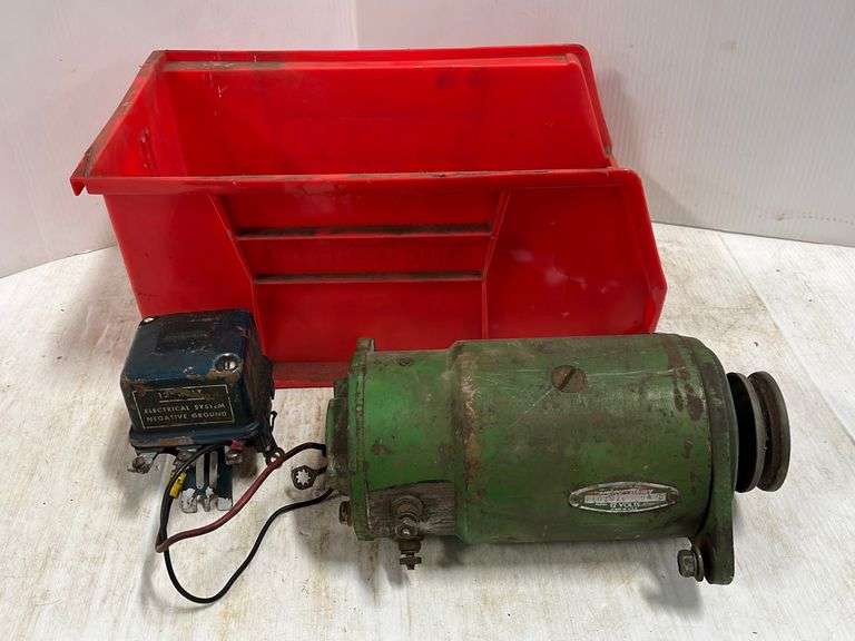 Delco Remy Generator for a tractor, P/N: 1101970, voltage regulator ...