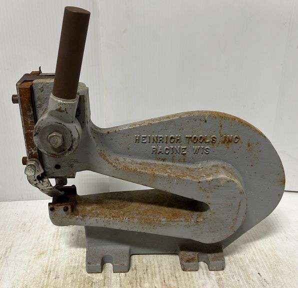 Heinrich tools, Model 6 manual punch press, 14" x 11"H - Albrecht ...