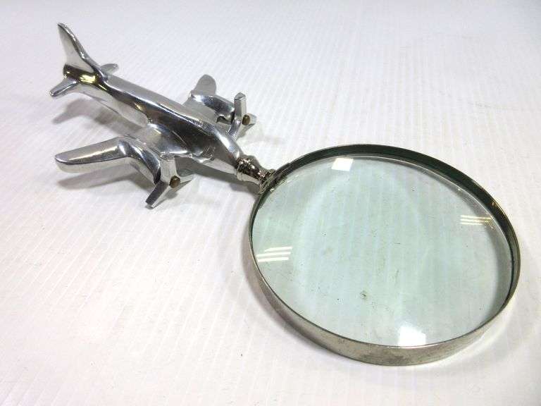 Older aviation magnifying glass, 10" overall, no chips, great ...