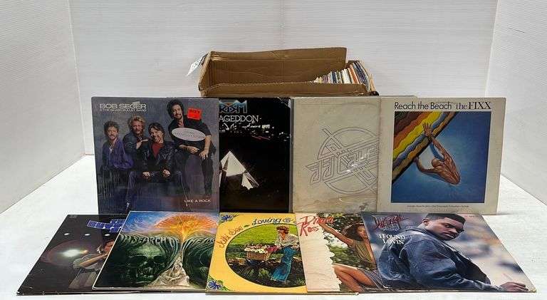 Over (50) 33 1/3 RPM albums - Albrecht Auction Service