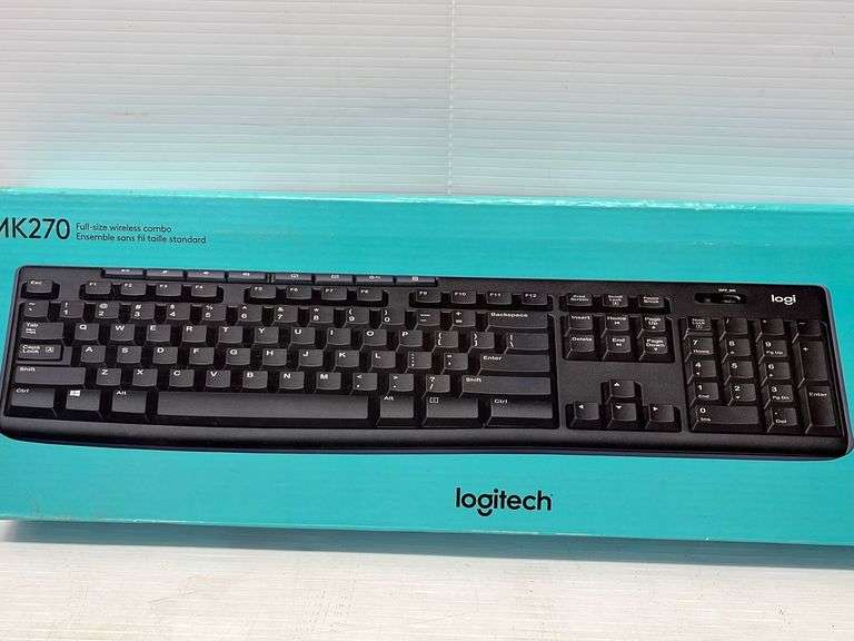 Logitech wireless combo, MK270, new in sealed box - Albrecht Auction ...