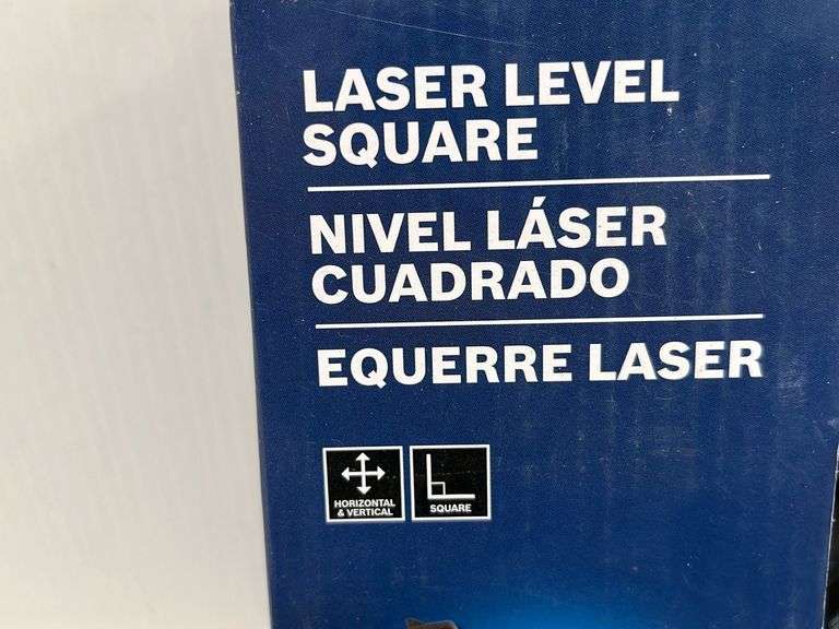 Bosch laser level square, reads up to 30', generates two laser lines at ...