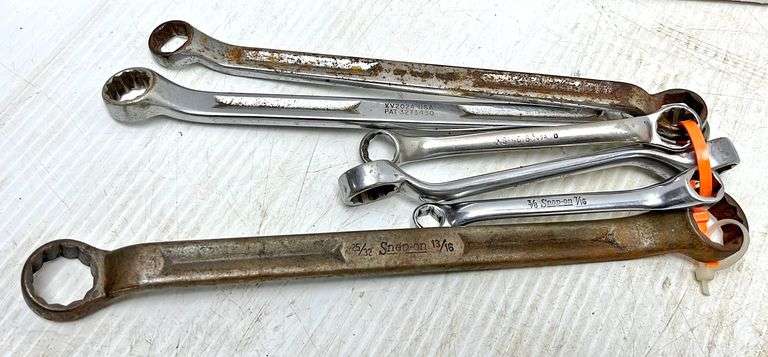6-Piece Snap-On box wrench set, two sizes per wrench, good - Albrecht ...