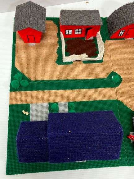 1940s Marx complete farm set, includes: 10-disc harrow, Hay rake, Wind ...