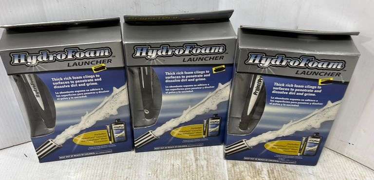 (3) Project Pro Hydrofoam Launcher for gas pressure washer kits, new ...