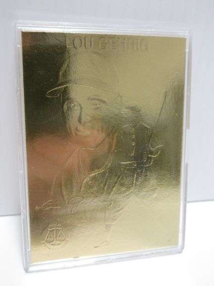 (6) Gold Performance 22K Gold Limited Edition Baseball Cards from 1996 ...