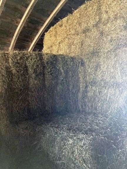 (1)-Bale of 2nd Cutting Hay, 3' x 4' x 8', 1233 lb. Average, No Rain ...
