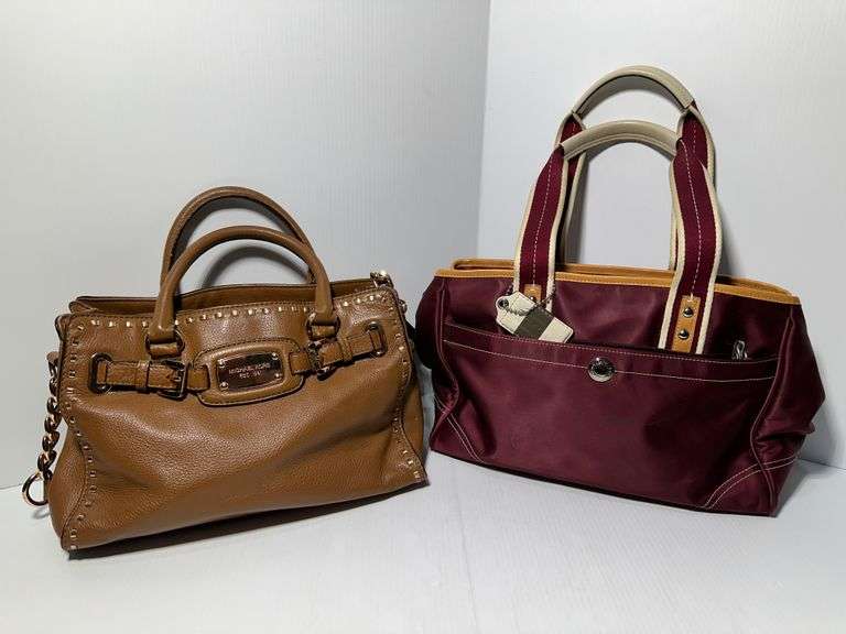 (2) Purses: Coach and Michael Kors, Both Used - Albrecht Auction Service