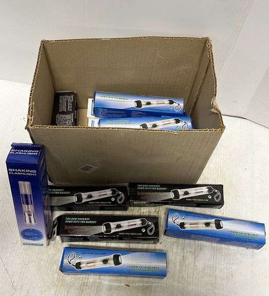 Large assortment of new flashlights, no batteries, includes: (4 ...