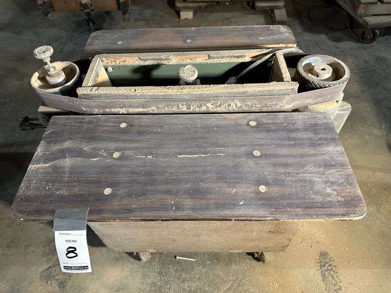 Rodgers Model 800 Double Sided Edge Sander, 2" x 36" Belt, 1 hp, 115/ ...