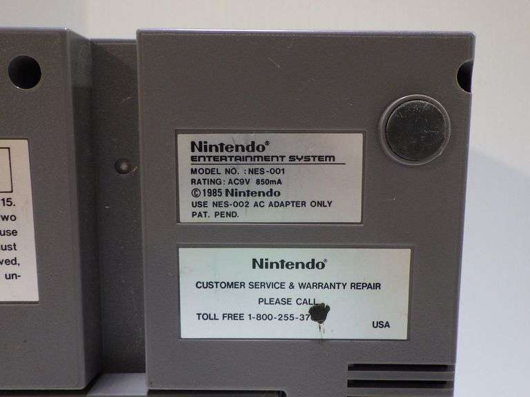 Original NES Gaming System with controllers, comes with controllers ...