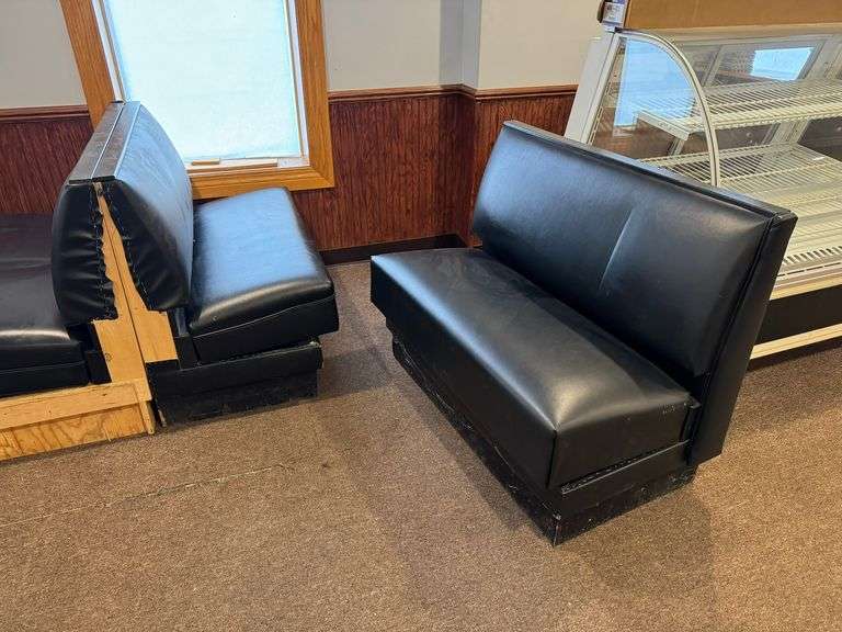 (2) Single sided booths, 25"W x 45"D x 36"H - Albrecht Auction Service