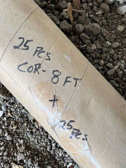 (25) Pieces of 8' drywall core, like new - Albrecht Auction Service