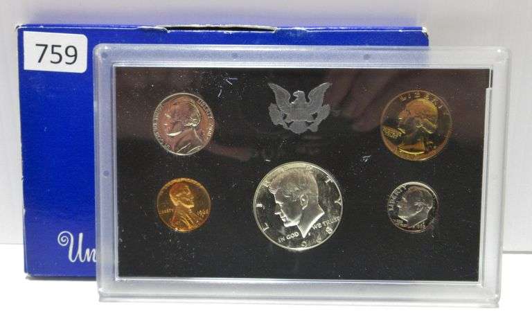 1968 US proof set, 40% silver, sharp spotless proof coins - Albrecht ...