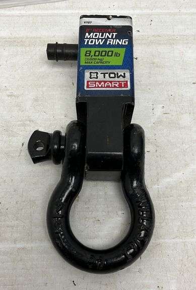 2" Receiver mount tow ring, 8,000 lb., new - Albrecht Auction Service