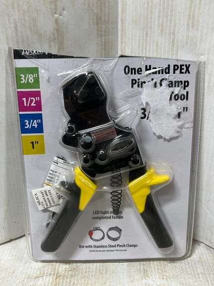 Apollo Pex one hand pex pinch clamp tool, used to connect pex plastic ...