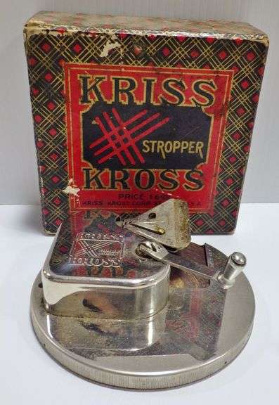 Kriss Kross stropper, double edge razor blade sharpener - Albrecht ...