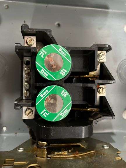 (2) Square-D electrical boxes, include: Large breaker box, 24-slots for ...