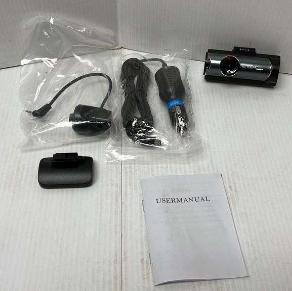1080 HD rechargeable dual dash cam, records outside and inside with ...