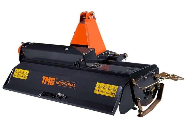 TMG Industrial 48" 3-point hitch rotary tiller, 18-30 HP sub-compact, 3 ...