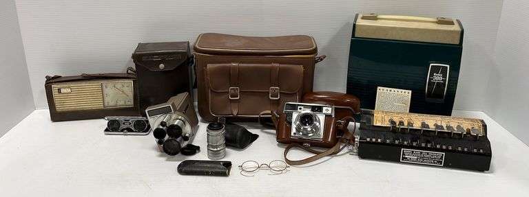 Pronto camera made in Germany, in case; Argus M3 camera; Kodak 300 ...