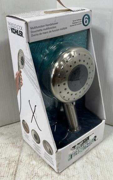 Kohler "Daisyfield" hand shower with 6-different spray settings, one finger water control and 60 ...