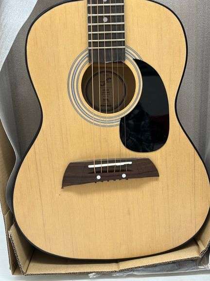 Acoustic guitar, box- 37"H, NIB - Albrecht Auction Service