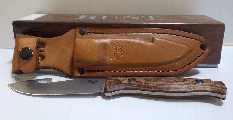 Authentic Benchmade knife and sheath from benchmade dealer, new saddle ...