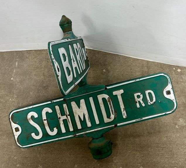 Old street sign street name markers, ready to display, believed to be ...