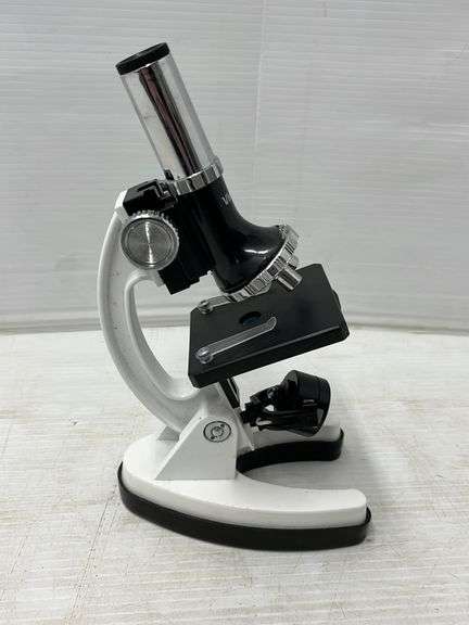 Small microscope by Vivitar, 9"W - Albrecht Auction Service
