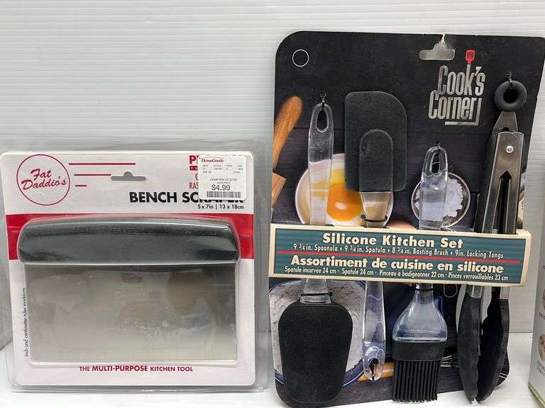 Assorted kitchen items, package- up to 12"L, all new - Albrecht Auction ...