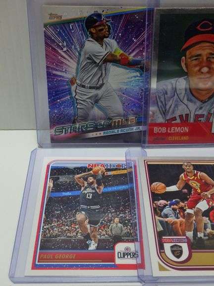 Sports cards, includes: Ronald Acuna Jr., Bob Lemon, Fernando Tatis Jr ...