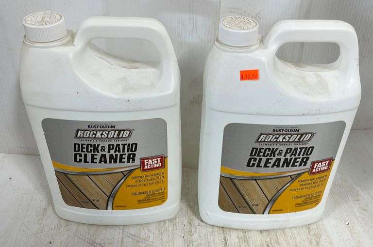 2-Gallons of Deck & Patio Cleaner by Rustoleum, rock solid, both new ...
