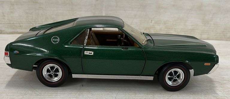 ERTL 1968/1969 AMX die-cast model, 1/18 scale, 9 1/2"L, used, good ...