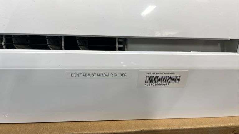 RunTru trane mini-split, one year old, heat and AC 1.5-Ton 17 seer, has ...