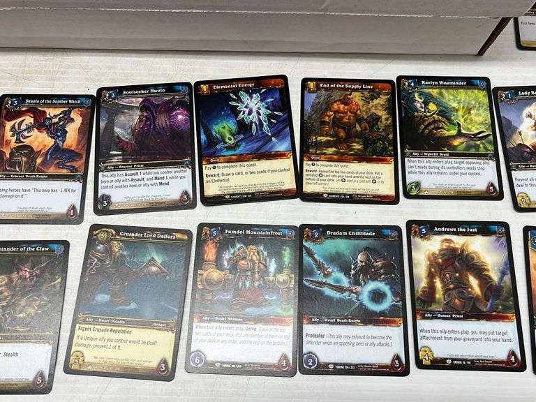 Approx. (19,000) World of Warcraft cards - Albrecht Auction Service