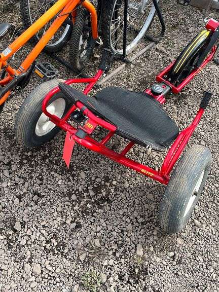 Road Runner recumbent trike, 33" x 48", adjustable pedal length, heavy ...
