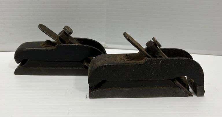 (2) Millers Falls bullnose mini wood planers, No. 4 and unknown ...