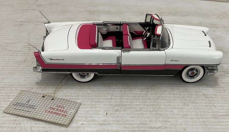 1955 Packard die-cast model, 1/24 scale, 9"L, used, good - Albrecht ...