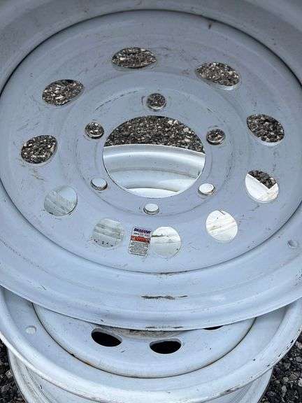 (4) 5th Wheel camper rims, 16" set - Albrecht Auction Service