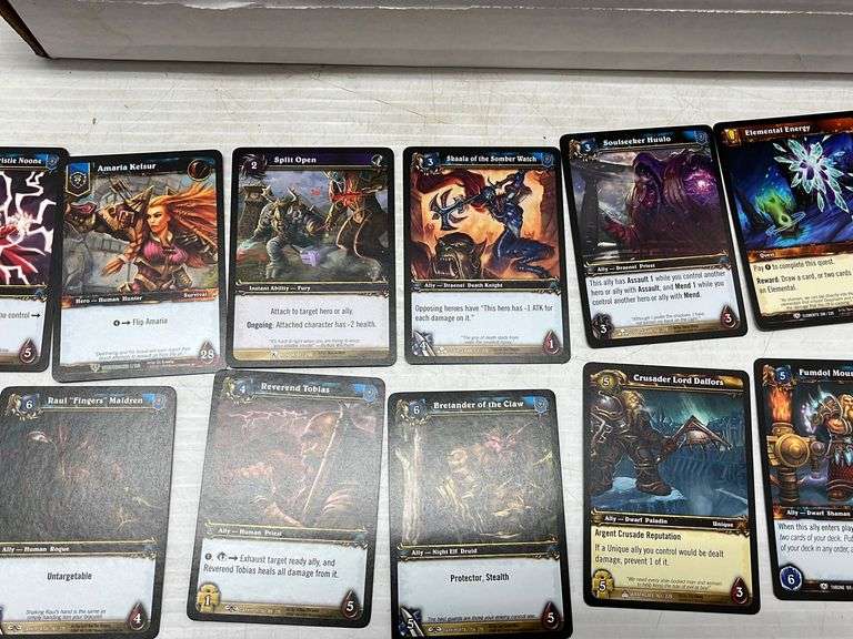 Approx. (19,000) World of Warcraft cards - Albrecht Auction Service