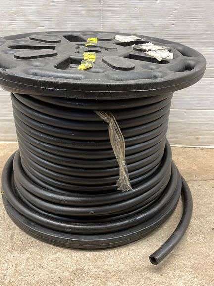 New Industrial air line hose, rubber hose, new on spool, 1/2"DIA ...
