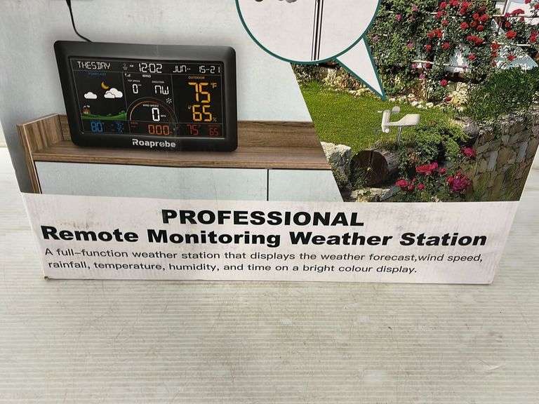Rowprobe Professional remote monitoring weather station, box has some ...