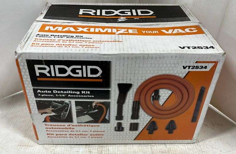 RIDGID auto detailing kit, NIB - Albrecht Auction Service
