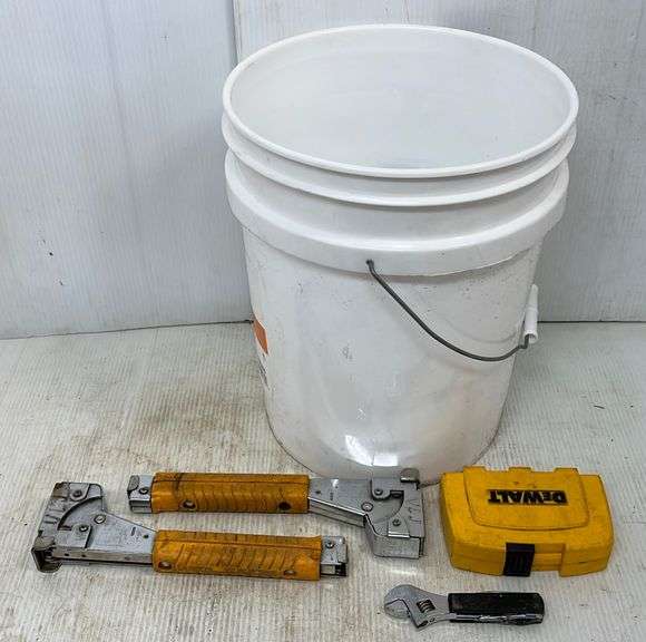 (2) Model HT50P Staplers with some staples in them, DeWALT incomplete ...