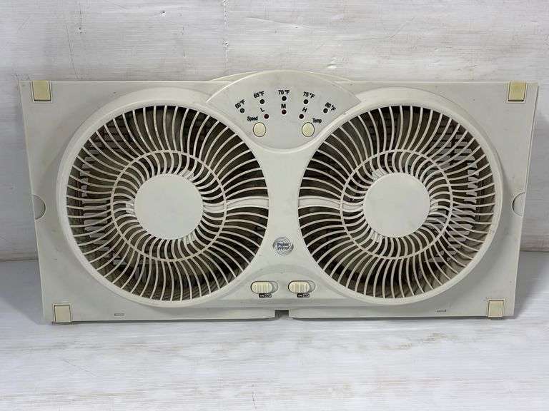 Polar Wind double window fan, each fan can be set to blow out or in ...