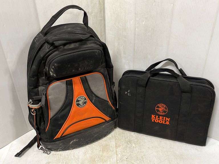 Klein electrical tools and backpack tools, all like new, bag used ...