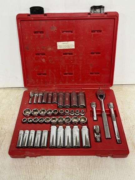 MAC Tool 44-piece MAC tool socket set, good - Albrecht Auction Service