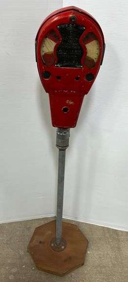 Vintage 1950s parking meter, City of Dearborn, Twin-O-Matic brand, made ...